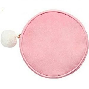 Ulta Beauty | Bags | Round Pink Ulta Beauty Makeup Bag | Poshmark
